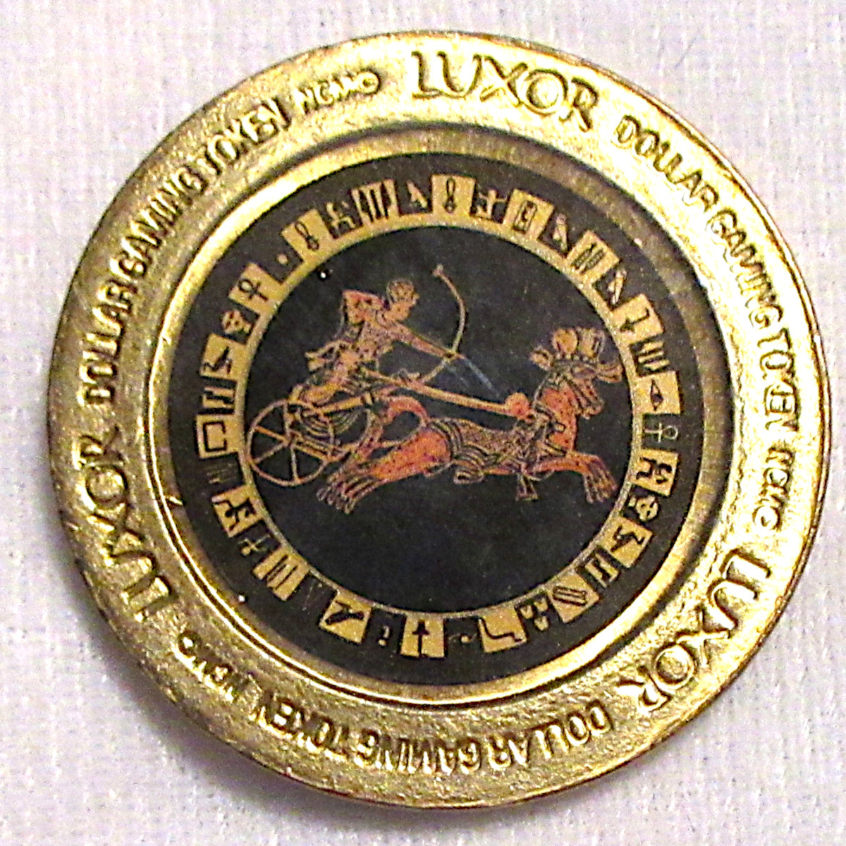 Luxor Hotel/Casino Collectible Tokens - Set of 6 , Shop Las Vegas ...