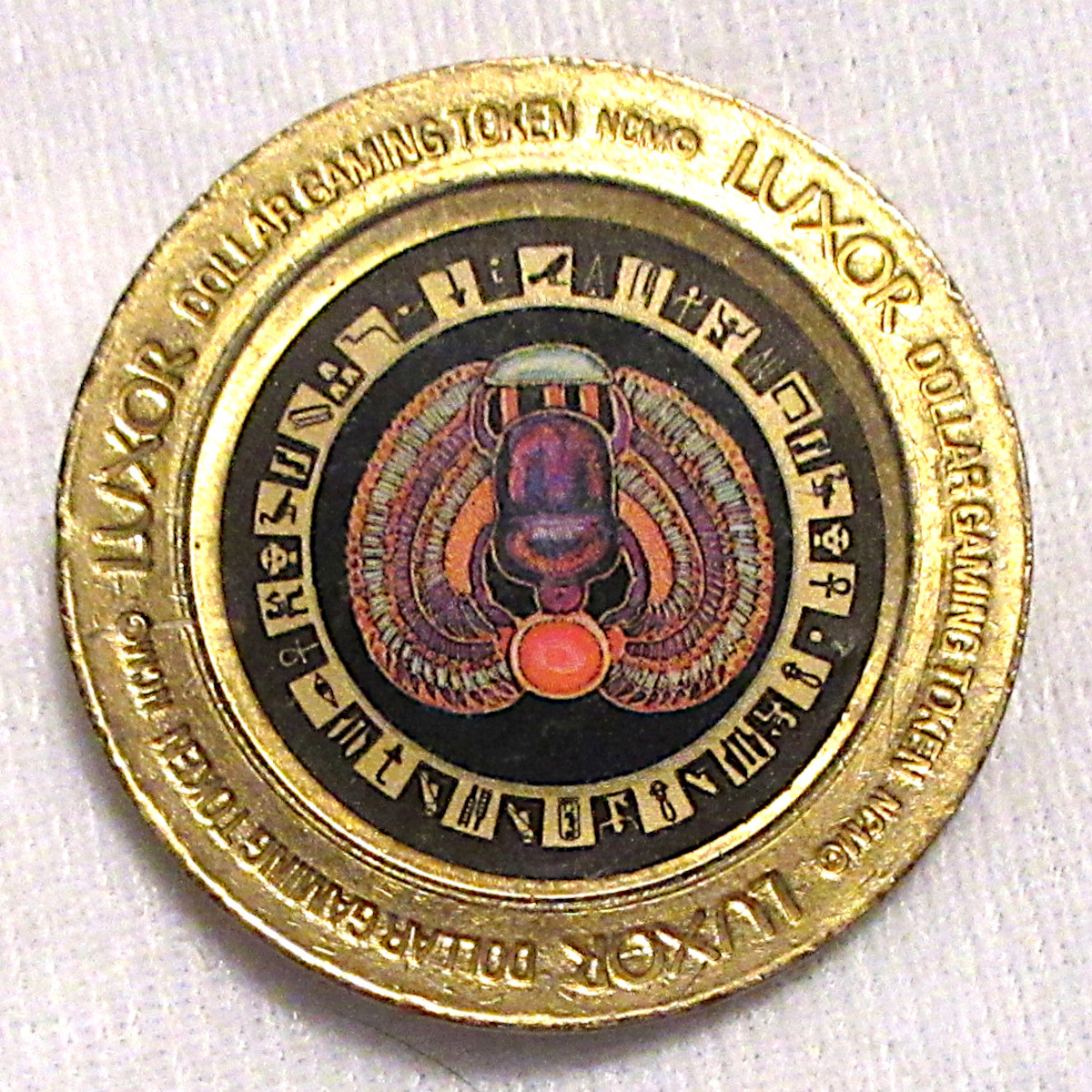 Luxor Hotel/Casino Collectible Tokens - Set of 6